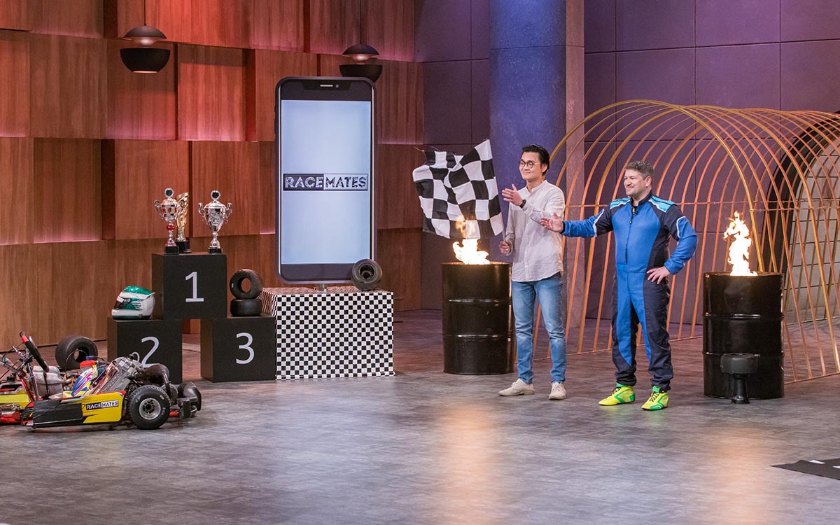 Racemates tritt in VOX's "Die Höhle der Löwen" auf und präsentiert ...